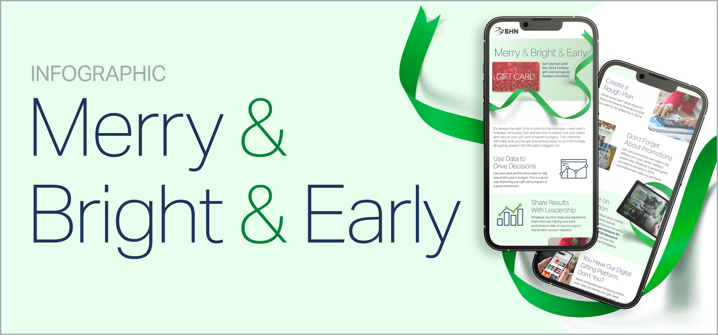 Infographic for holiday readiness gift cards | BHN