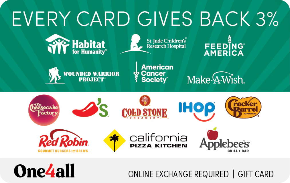 One4all Giving Good Gratitude eGift | Blackhawk Network