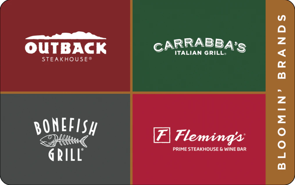 Bloomin' Brands Restaurant Group Gift Card | Blackhawk Network